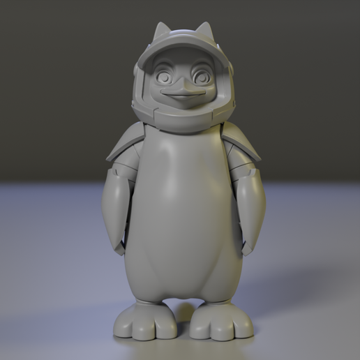 🐧 iron penguin・ 3D File for 3D printing・Cults