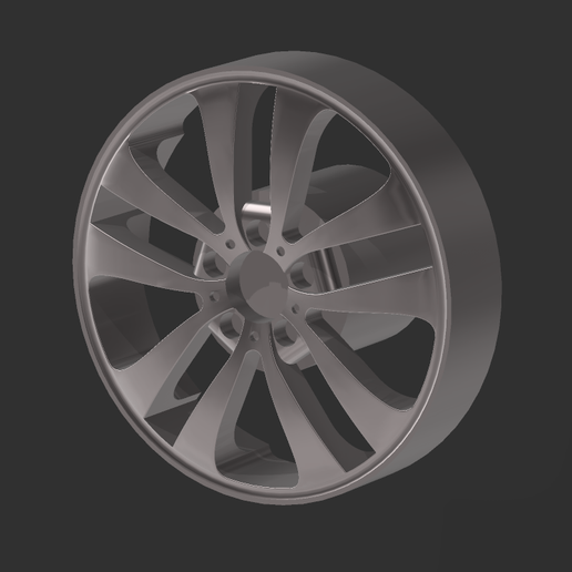 🚗 BMW style 79 rims 1/24 scale・ STL File for 3D printing・Cults