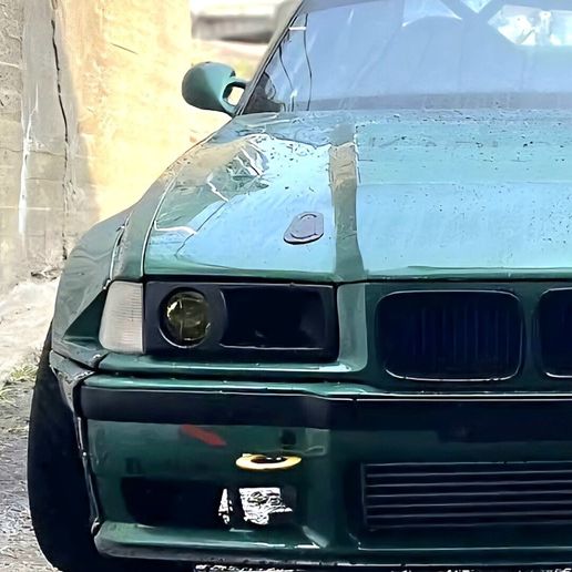 🏎️ BMW E36 Air duct with indicator mounting・ STL File for 3D printing・Cults