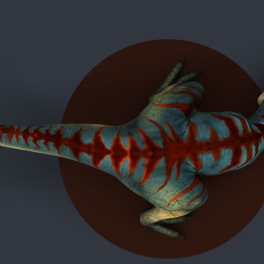 🦖 Printable Dino・Free OBJ File for 3D printing・Cults