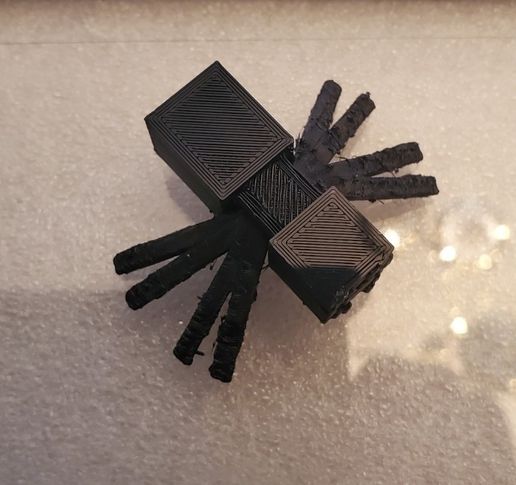 🕷️ Minecraft Spider・Free STL File for ・Cults