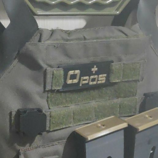 🩸 Blood group tag - molle・Free STL File for 3D printing・Cults