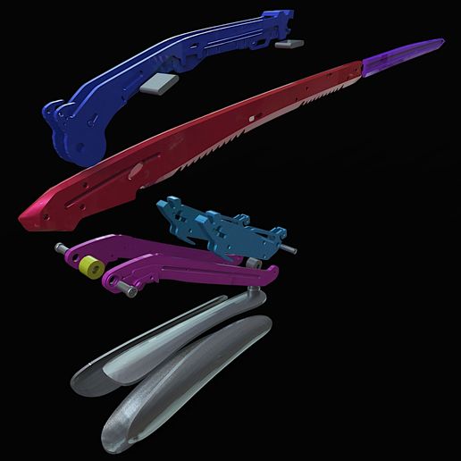 🎲 Mantis Blades - Cyberpunk 2077・ STL File for 3D printing・Cults