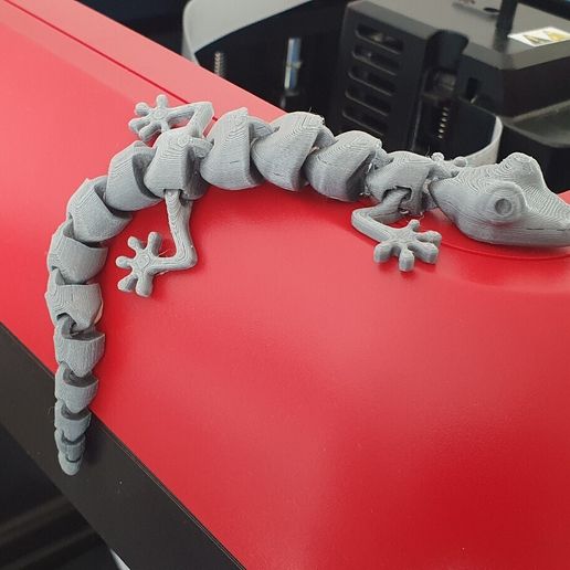 3D printing Articulated Lizard・Cults