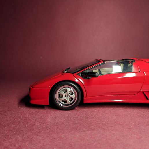 🧸 Rear view mirrors for Lamborghini Diablo 1:18 Autoart・ STL File for ...