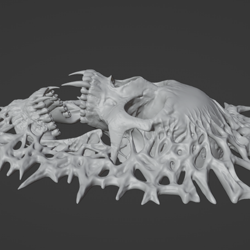 🧛 Vampire Skull Wall Art・ 3D File for 3D printing・Cults