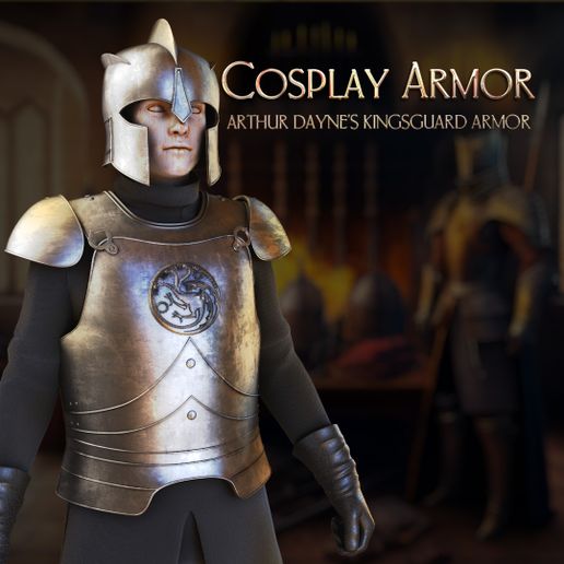 🏠 Arthur Dayne Targaryen Kingsguard Armor - Cosplay Armors - Game of ...