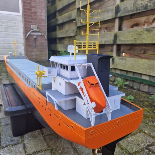 🚢 Rc coaster ship 1/60・ STL File for 3D printing・Cults