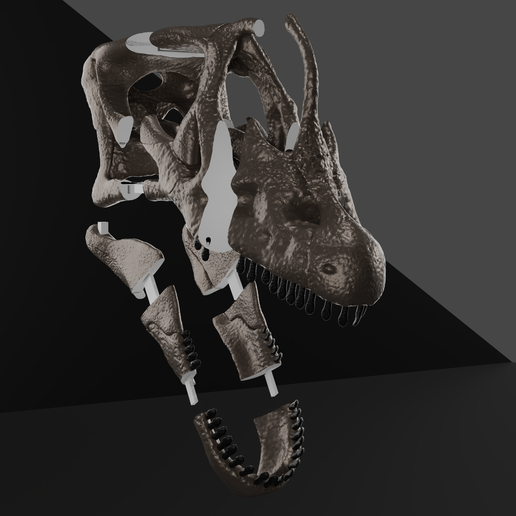 💀 Brachiosaurus skull 3d print・ STL File for 3D printing・Cults