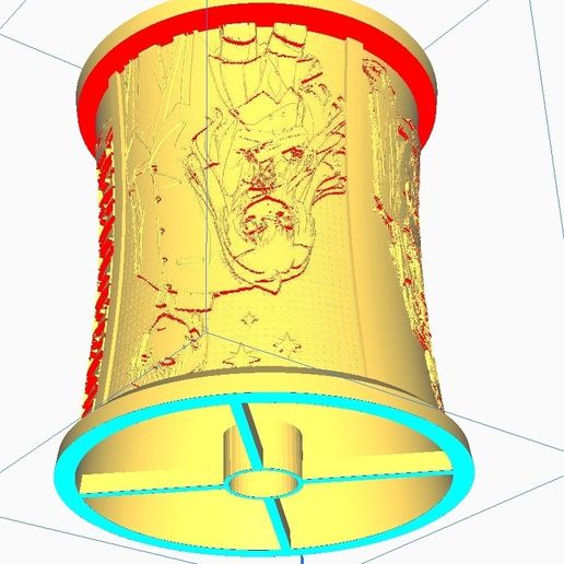 Free 3D file Toradora 2nd lithophane Lampshade 🥈 ・Model to download and 3D print・Cults