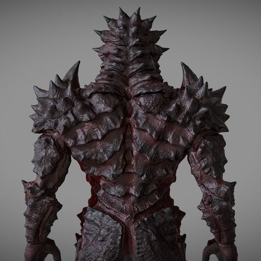 3D file Zolox – Spiked Monster 3D Model for Fantasy and Sci-Fi Projects ...
