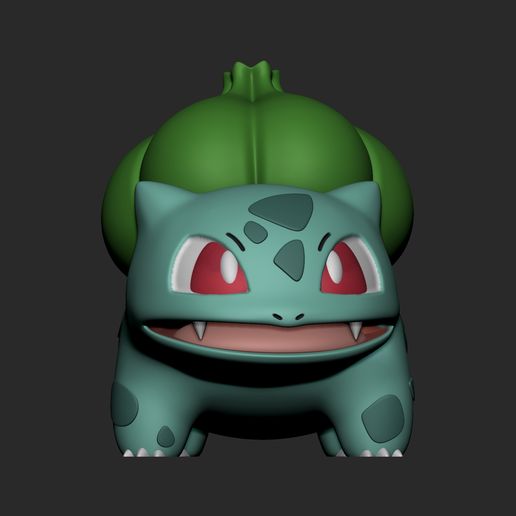 🐉 Pokemon - Bulbasaur with 2 poses・ STL File for 3D printing・Cults
