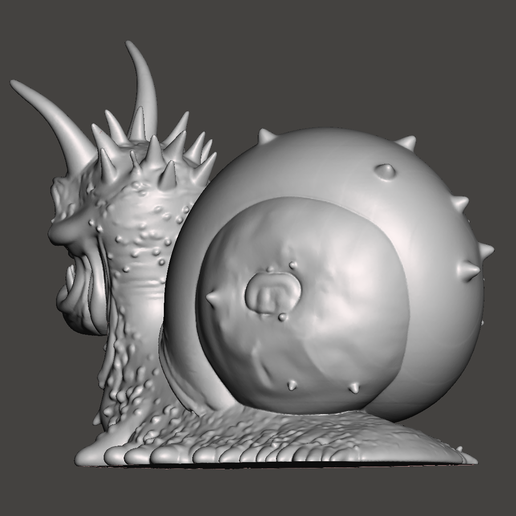 🐌 scary horror snail・ STL File for 3D printing・Cults