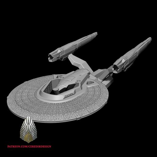 ⭐ USS Vengeance Star Trek 3d digital download・ 3D File for 3D printing ...