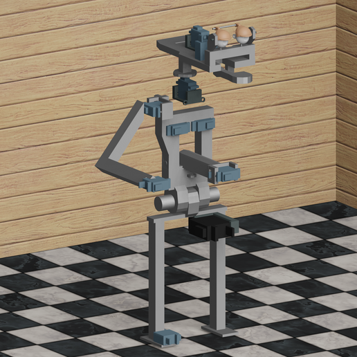 🐻 Guitarist Animatronic Mech (Bear)・ STL File for 3D printing・Cults