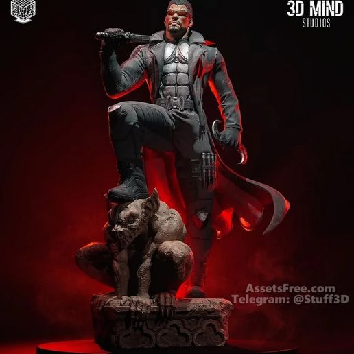 📁 Blade Marvel Studio stll file・ 3D File for 3D printing・Cults