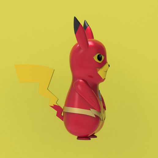 Free 3D file POKEMON PIKACHU FLASH 🐉 ・3D printing template to download ...