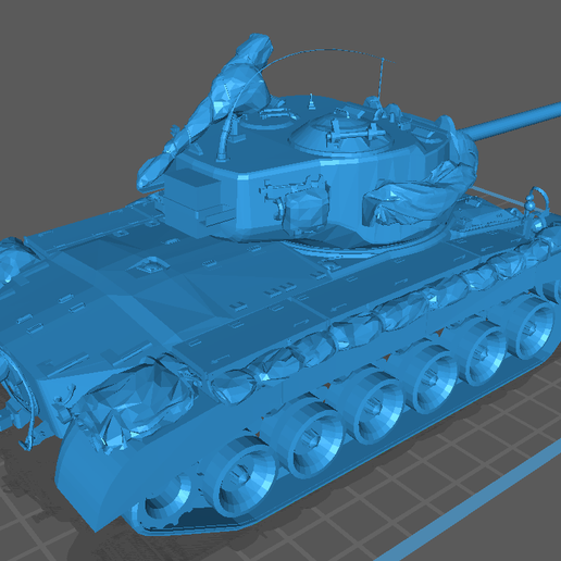🦅 M26 Pershing Eagle 7 tank・ 3D File for ・Cults