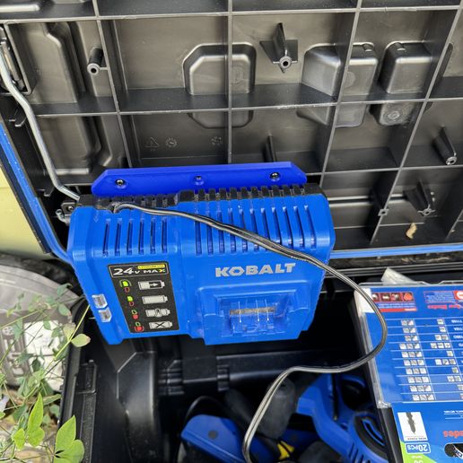 🔋 Kobalt Battery Charger CaseStack Mount・ STL File for 3D printing・Cults