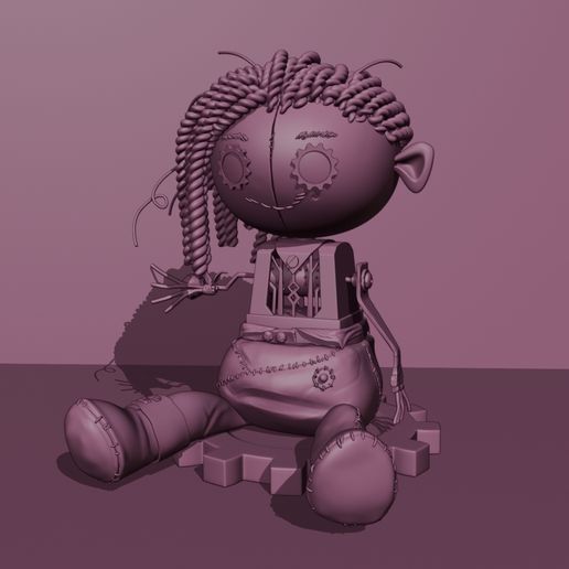 STL file Vi Arcane season 2 Carillon/Doll 🦸 ・Template to download and ...