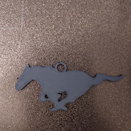 Archivo STL Mustang key chain 🐎 ・Plan para descargar y imprimir en 3D・Cults