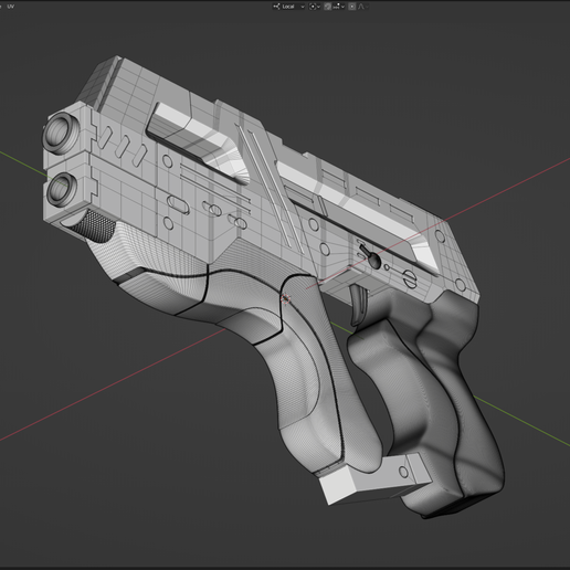 🔫 M6 Carnifex/M77 Paladin pistol from "Mass Effect"・ 3D File for 3D ...