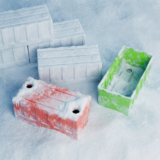 🌨️ Geometric Snow Brick Mold | Igloo & Sandcastle Builder・ 3D File for ...