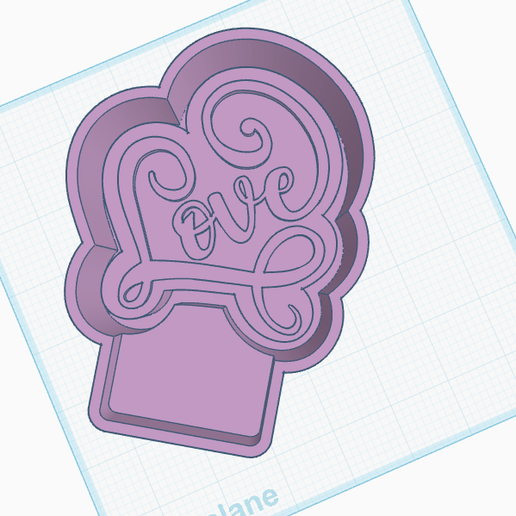 ️‍🔥 Love in big letters・ STL File for 3D printing・Cults