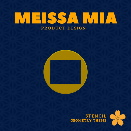 🖼️ 34. Rectangle V4 Stencil - Geometric Template Drawing Stencil ...