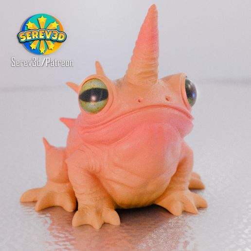 🦄 Unicorn Frog - Flexi Clicker Fantasy Creature - No Supports 3D Print ...