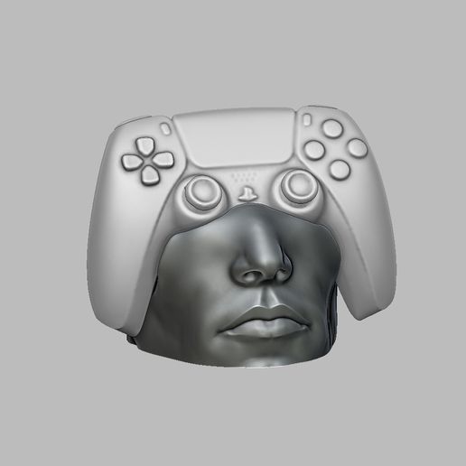 👄 Face Ps5 controller stand, Human face ps5controller holder,Mouth lips ...