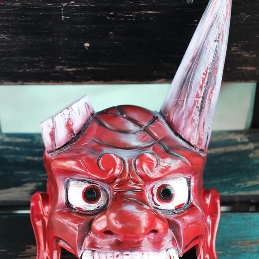 🗡️ Street Fighter 6 - Akuma Mask - Oni Hannya Samurai Ghost Mask ...