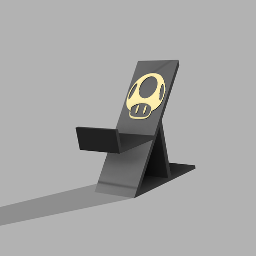 🍄 Mushroom Display Stand - Controller & Phone Holder・ STL File for 3D ...