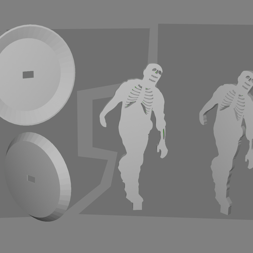 STL file Zombie Cut Out 🧟 ・3D printable model to download・Cults