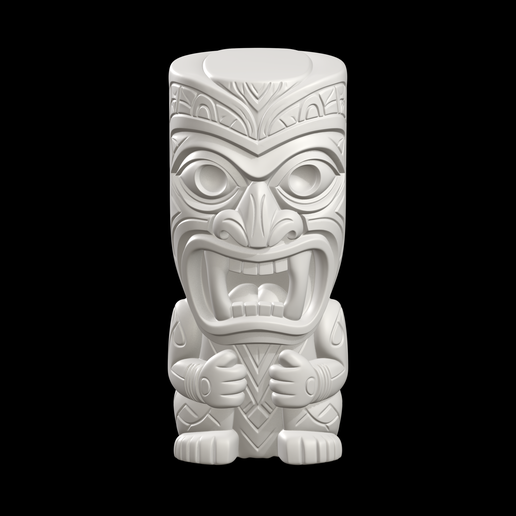 🗿 Tribal Tiki Sculpture・ 3D File for 3D printing・Cults