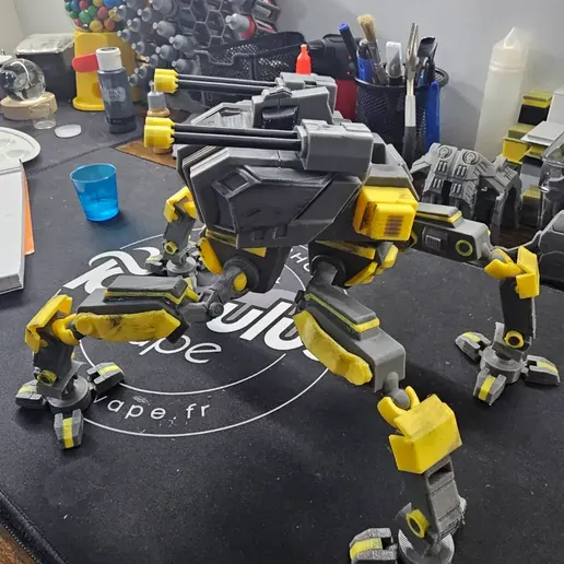 🕷️ Spider mech・Free STL File for 3D printing・Cults