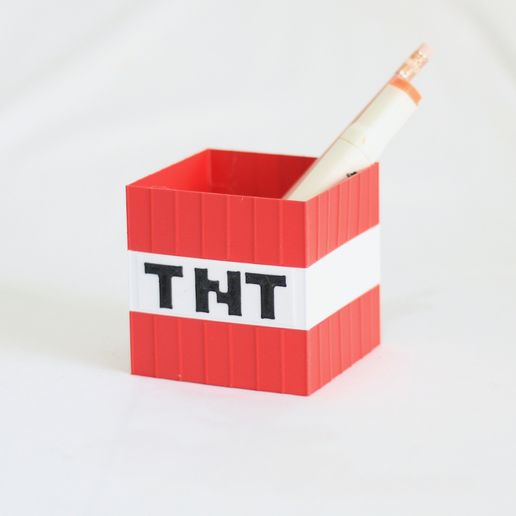 🏢 Minecraft TNT Boxes - No AMS needed・ STL File for 3D printing・Cults