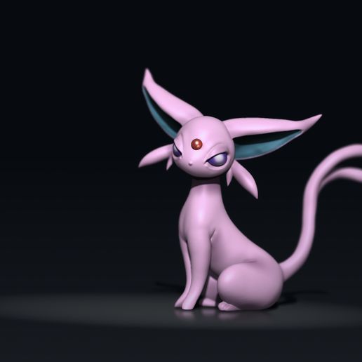 🆓 FREE espeon - POKÉMON FIGURINE - 3D PRINT MODEL・Free STL File for ・Cults