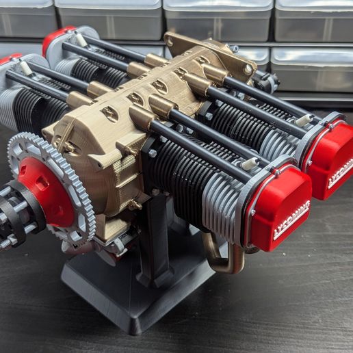 🛩️ LYCOMING O-360 - CESSNA 172 - AIRPLANE ENGINE・3D Print with the ...