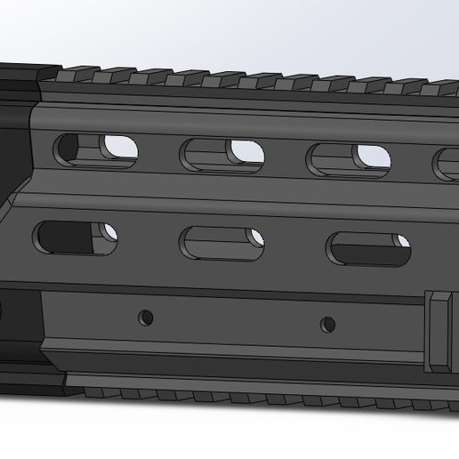 🔫 Airsoft Kriss Vector Handguard (120 & 165mm) thor compatible・ STL ...