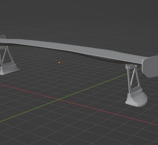 STL file Wide Mounted Time Attack Rear Aero Spoiler 🪶 ・Model to ...