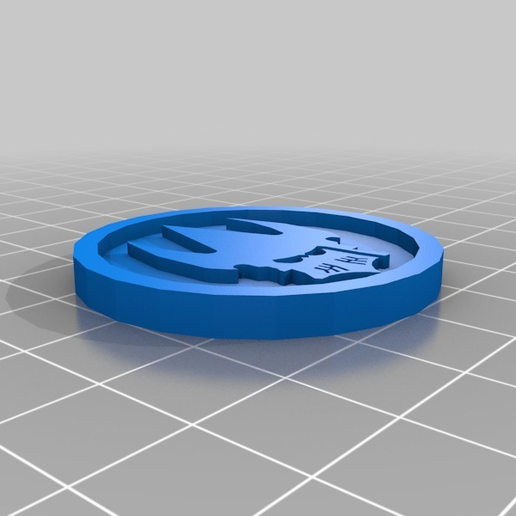 ⚔ 40mm X 4mm Token - Marker of Dark Eldar 40K Bits・Free STL File for ・Cults