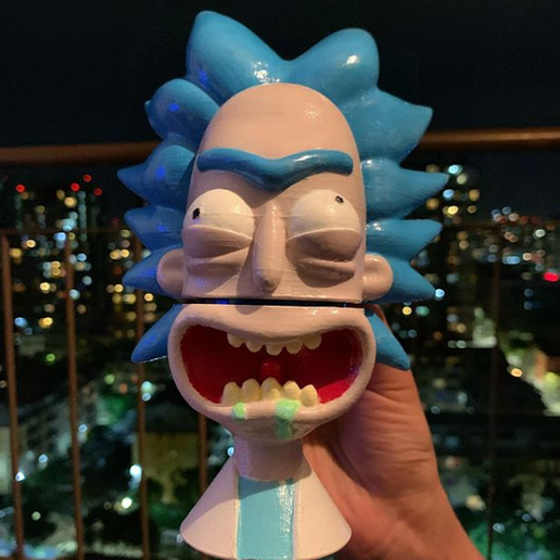 Free STL file Rick Sanchez Bust 👤 ・3D print object to download・Cults