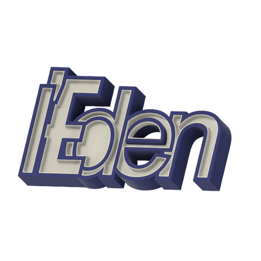 STL file Prénom LED À ASSEMBLER l eden 🪞 ・3D printable model to ...