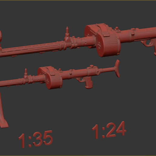 🔫 (1:35 scale) MG-15・ 3D File for 3D printing・Cults