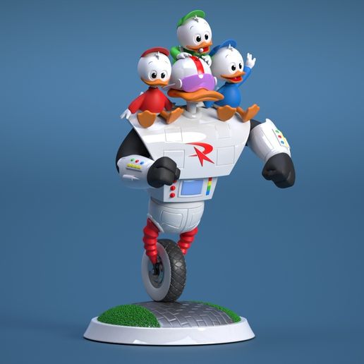 🦆 Roboduck・ STL File for 3D printing・Cults