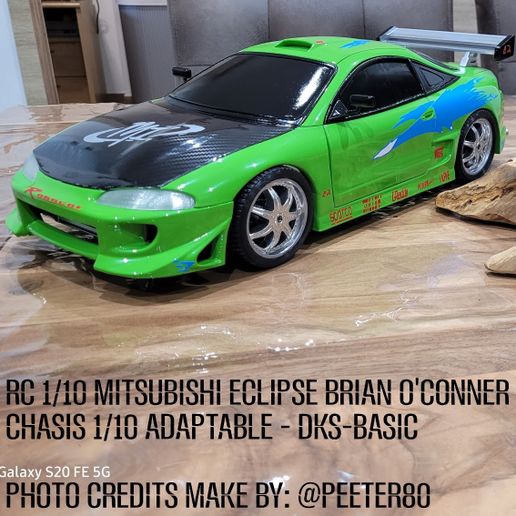 🚁 RC 1/10 Eclipse Brian O'Conner・ STL Datei für 3D-Druck・Cults