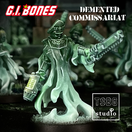 💀 G.I. Bones Demented Commissariat・ 3D File for 3D printing・Cults