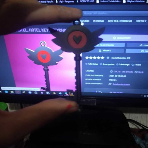 🏨 Hazbin Hotel, Hotel key / keychain・Impresión 3D con la impresora 3D ...