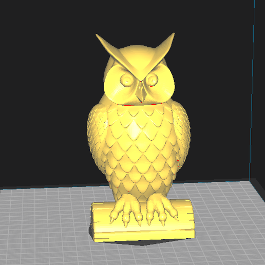 💭 Búho・ STL File for 3D printing・Cults